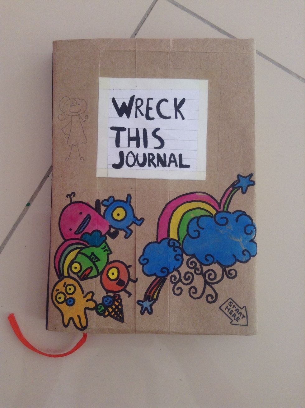 How to diy "wreck this journal" - B+C Guides