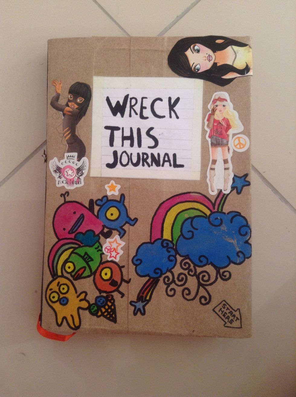 How to diy "wreck this journal" - B+C Guides
