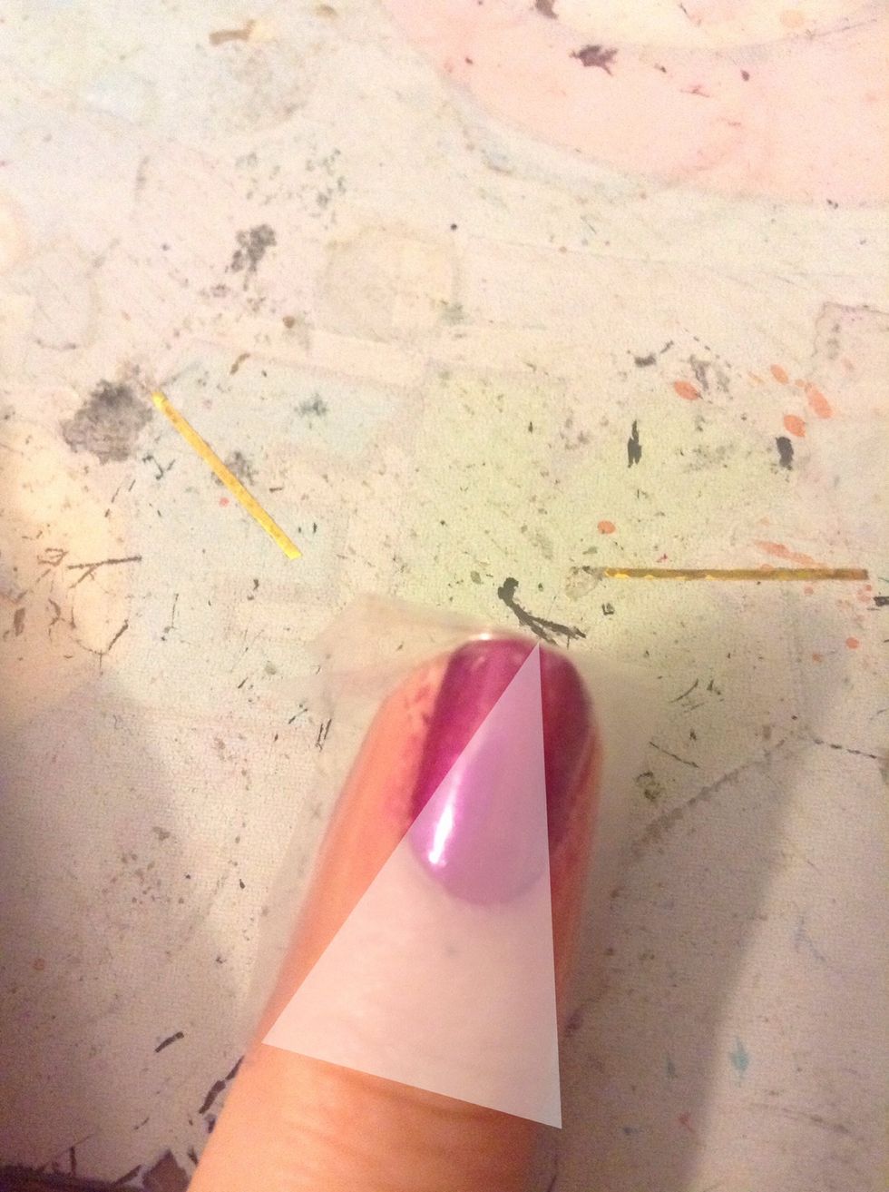 How to paint nested triangle nails - B+C Guides