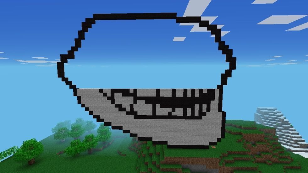How to create the troll face part 2 (minecraft pixel art) - B+C Guides