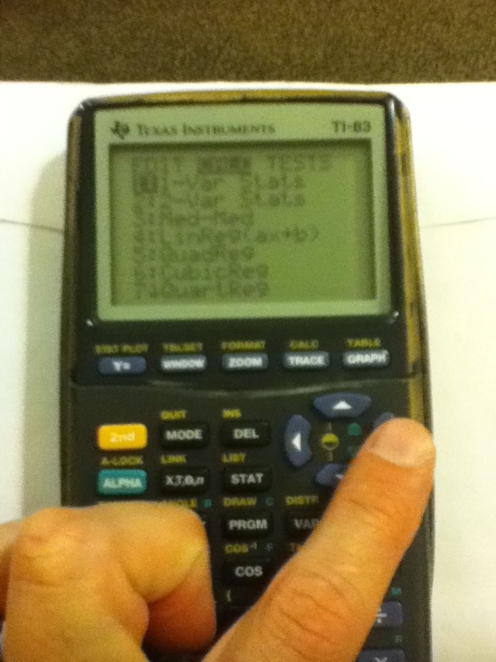 How to use the ti-84 to create a linear equation - B+C Guides