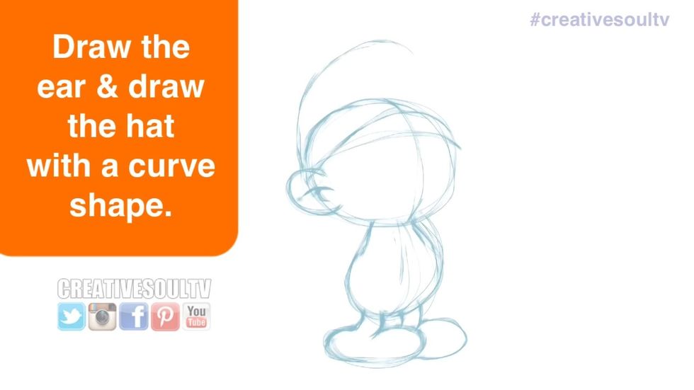 How to draw a smurf, easy step by step drawing tutorial - B+C Guides