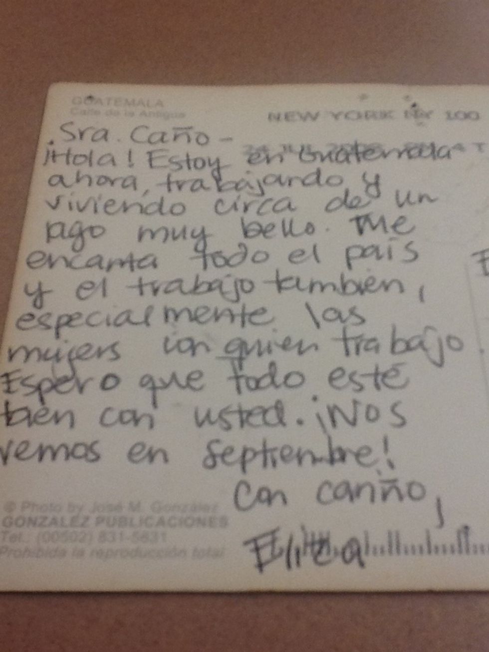 How to "escribir una tarjeta postal" - B+C Guides