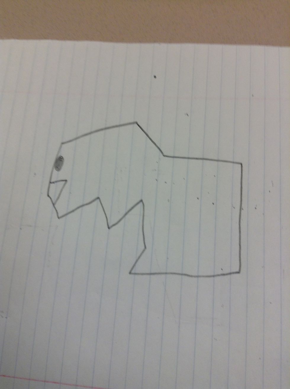 How to draw a dodecagon, a 12 sided dinosaur - B+C Guides