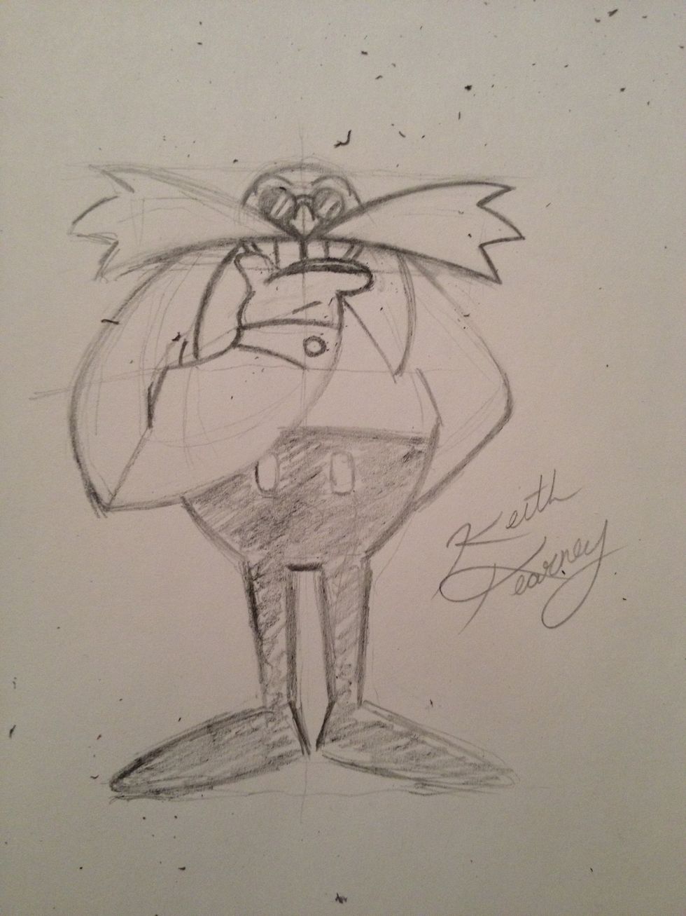 How to draw comeback 2 dr. robotnik/eggman (easy pic) - B+C Guides