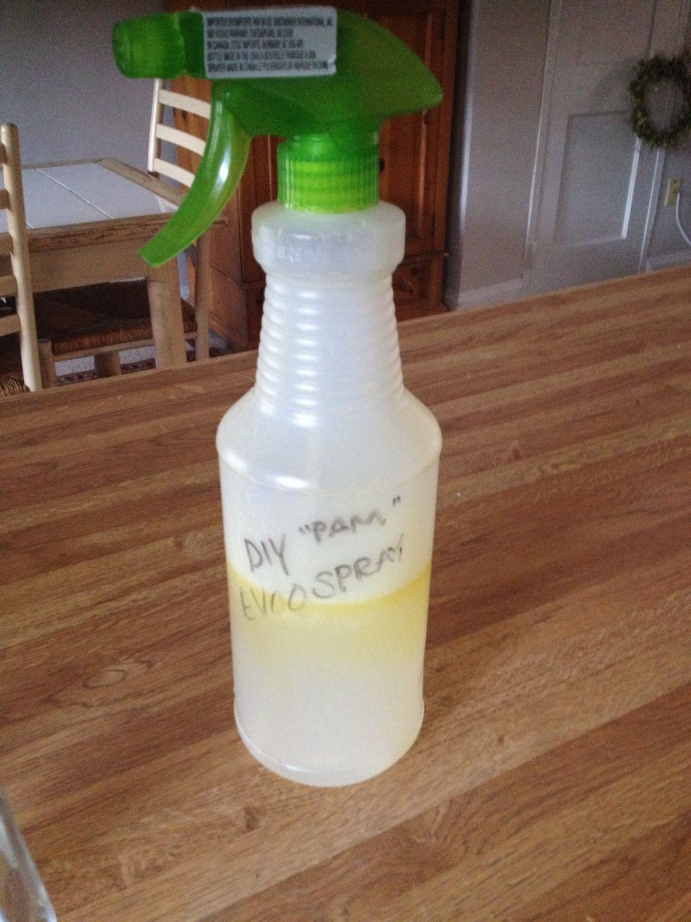 How to make diy "pam" spray - B+C Guides