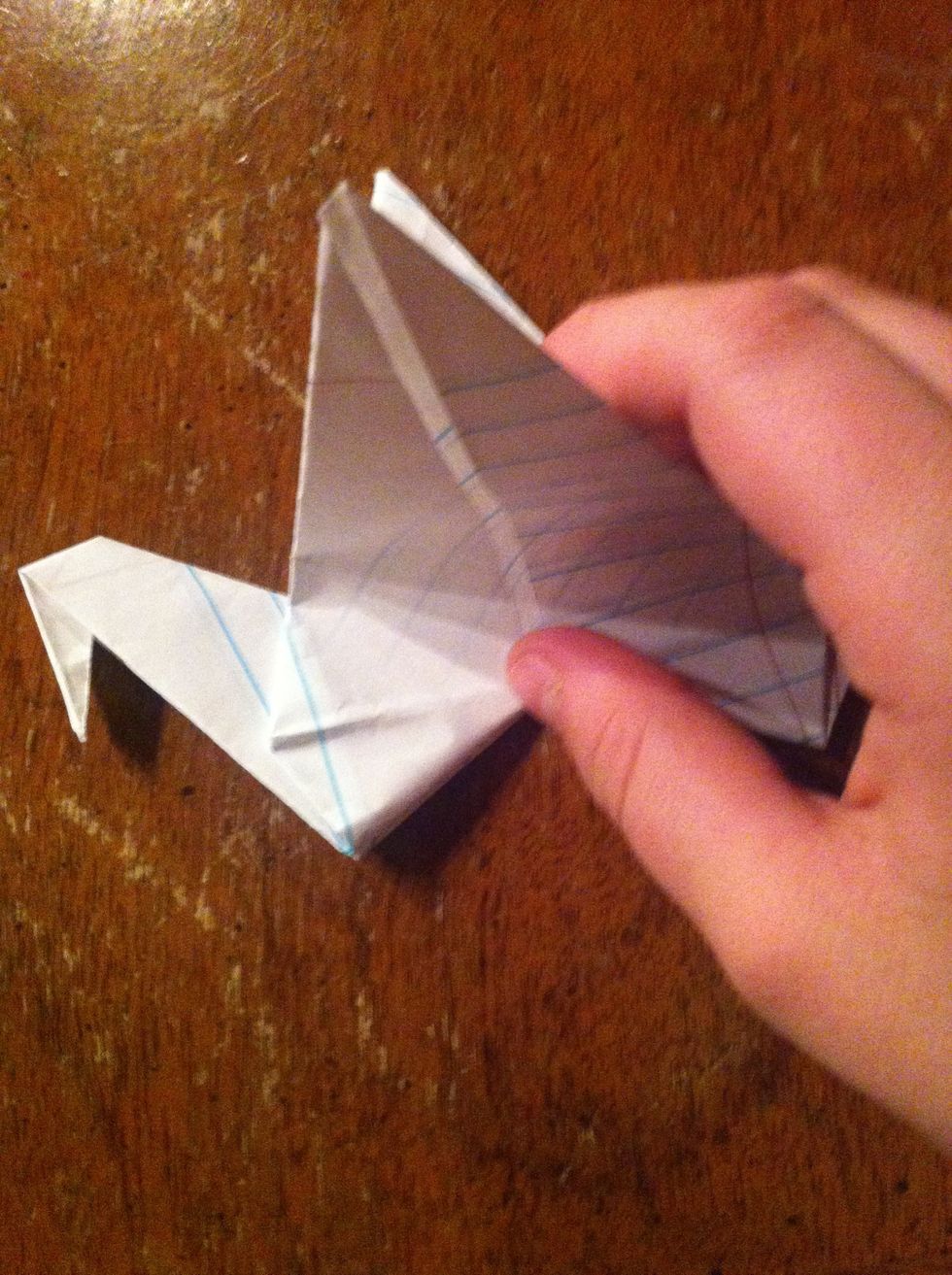 How to make a paper flapping bird - B+C Guides