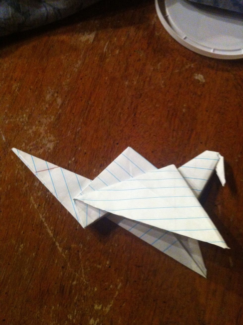 How to make a paper flapping bird - B+C Guides