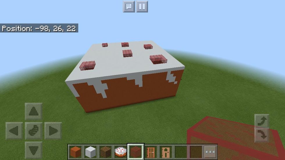 How to make minecraft cake house! - B+C Guides