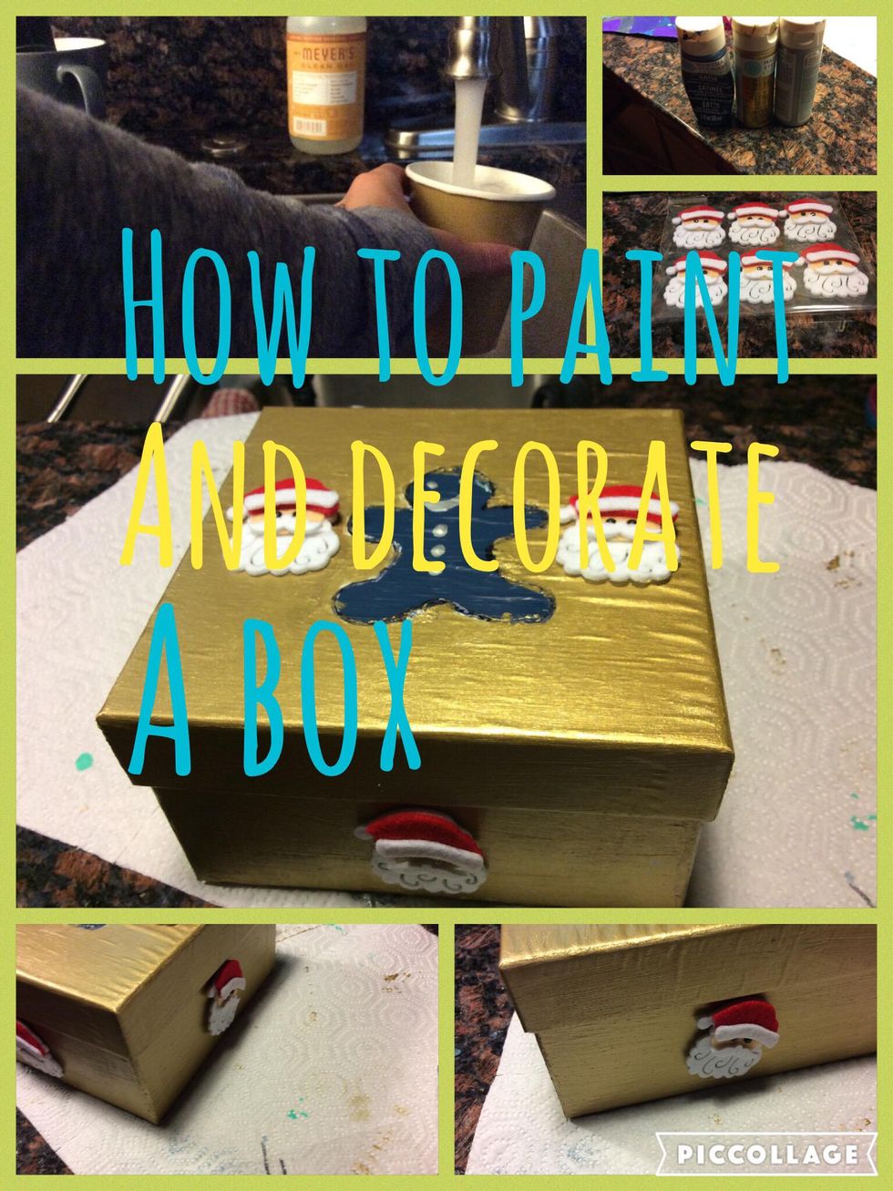 How to paint a box/ decorate a box - B+C Guides