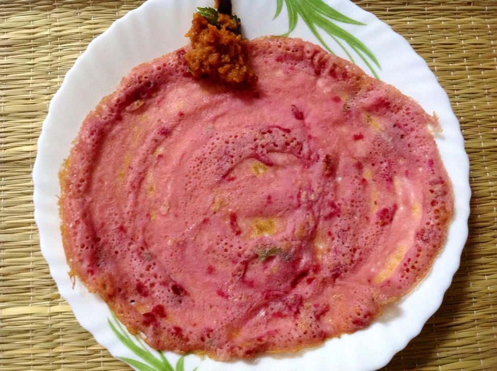 How to beet root dosa.. - B+C Guides