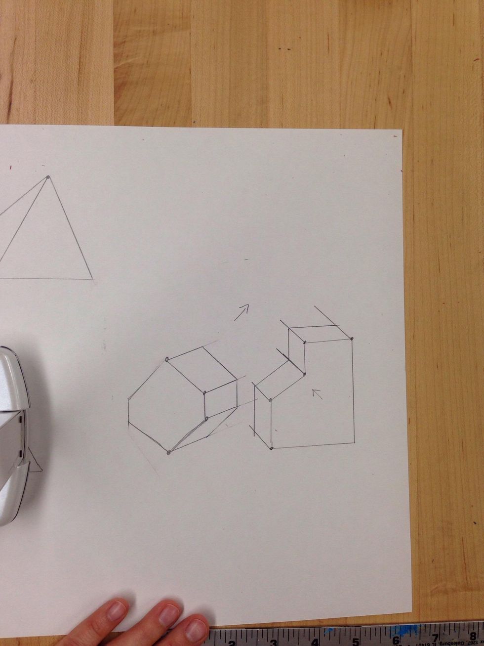 How to draw 3-dimensional shapes. - B+C Guides