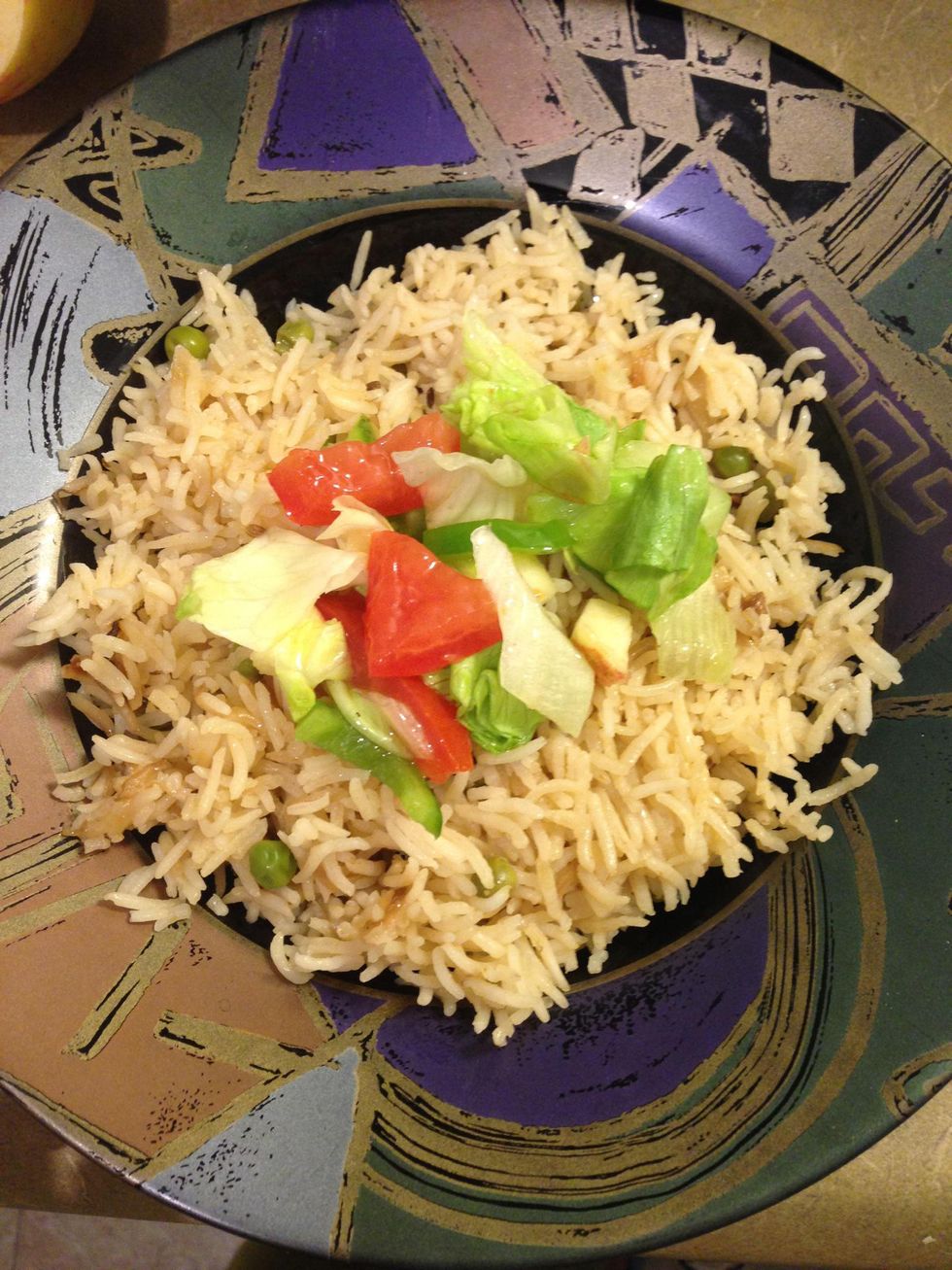 How to cook peas fried rice (peas pulao) - B+C Guides