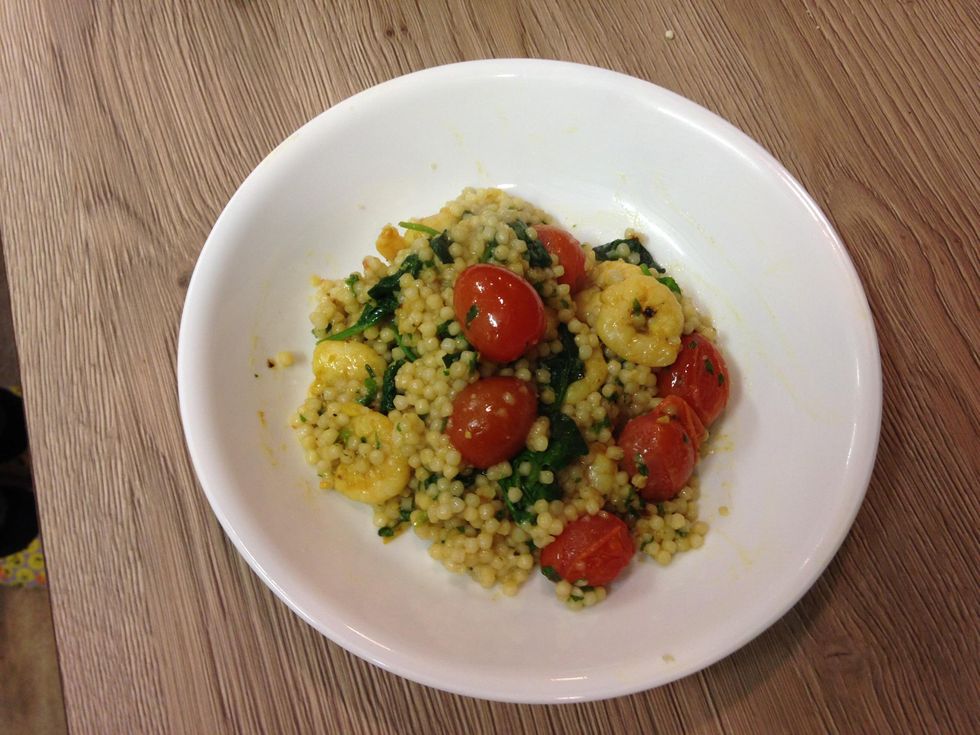 How to cook moroccan prawn cous cous - B+C Guides