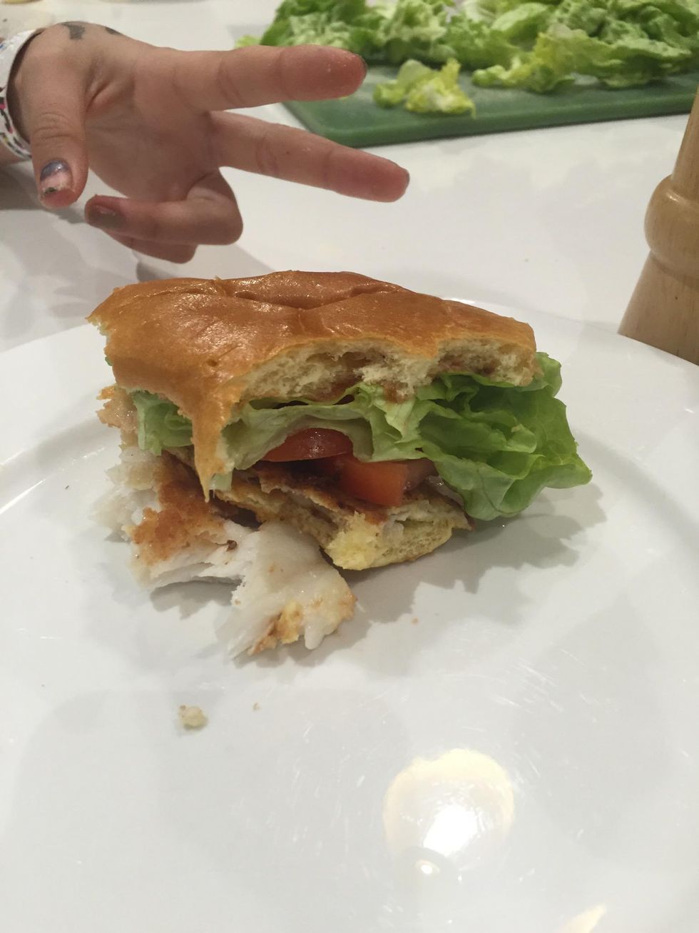 How to make a healthy fish burger - B+C Guides