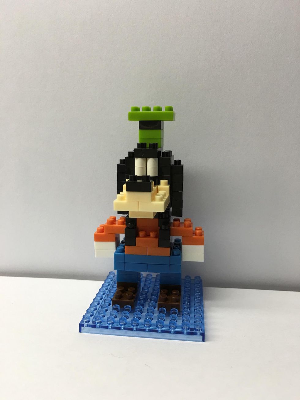 How to build disney goofy with nanoblock - B+C Guides