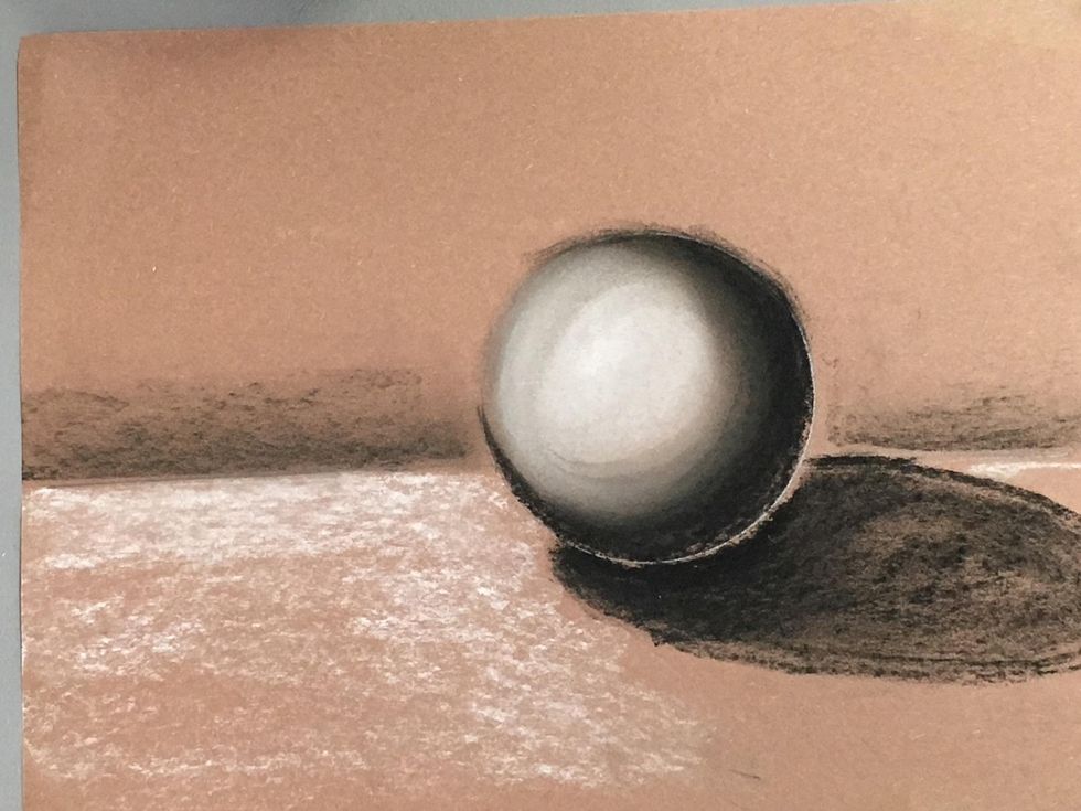 How to draw a sphere with chalk - B+C Guides