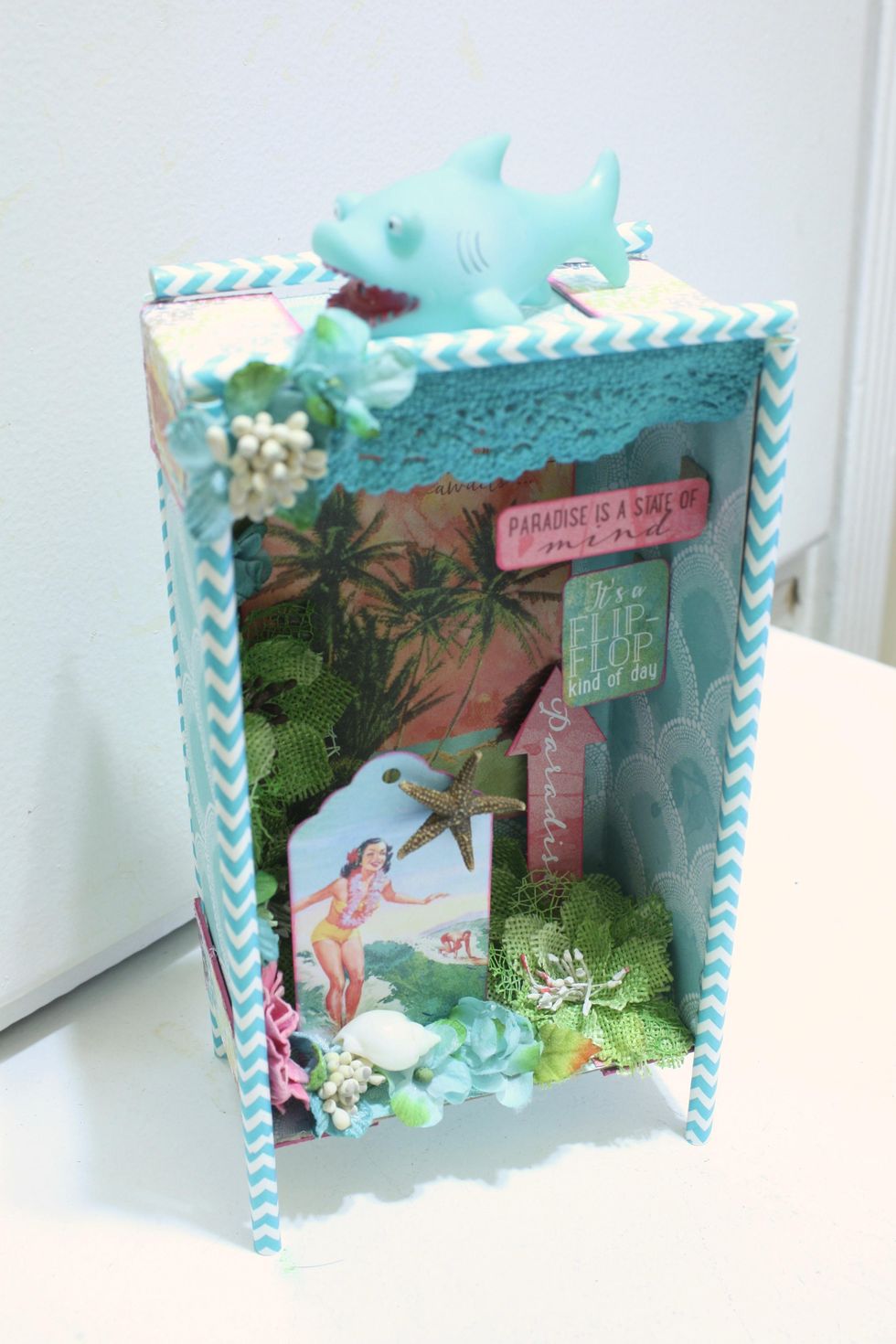 How to make a chipboard shadow box to decorate - B+C Guides