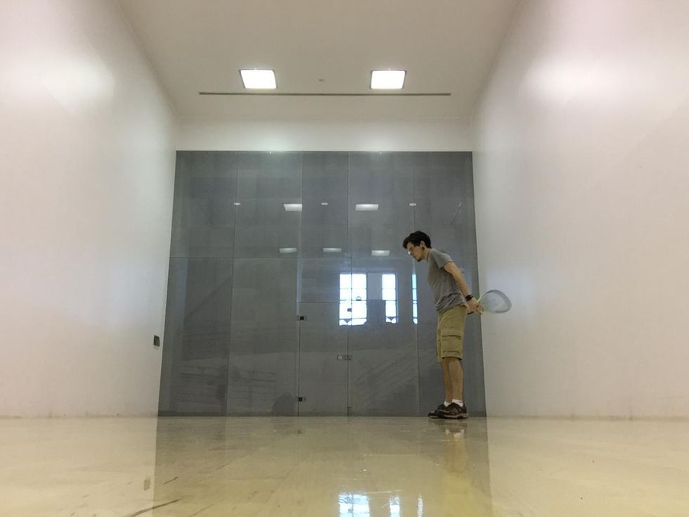 How to perform a basic racquetball serve - B+C Guides