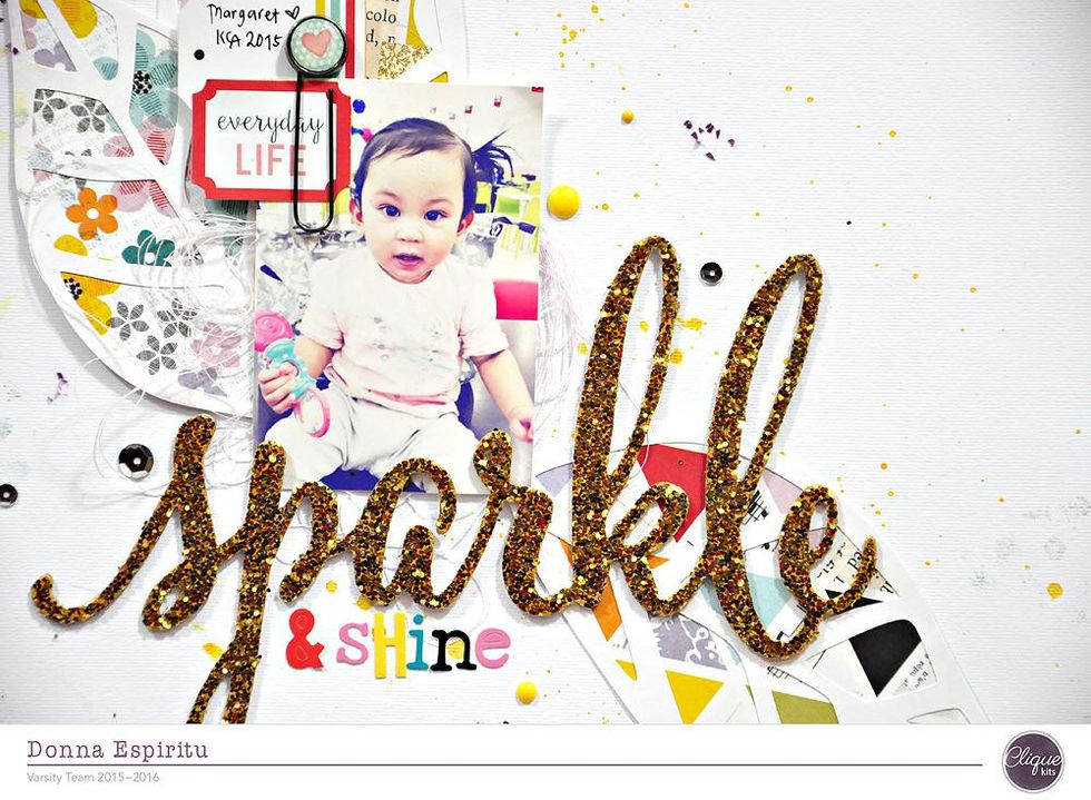How to create a simple and fun scrapbook layout - B+C Guides