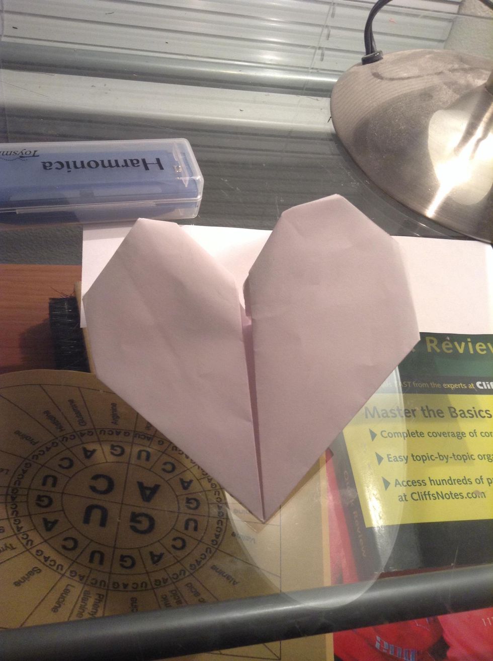 How to make a origami beating heart - B+C Guides