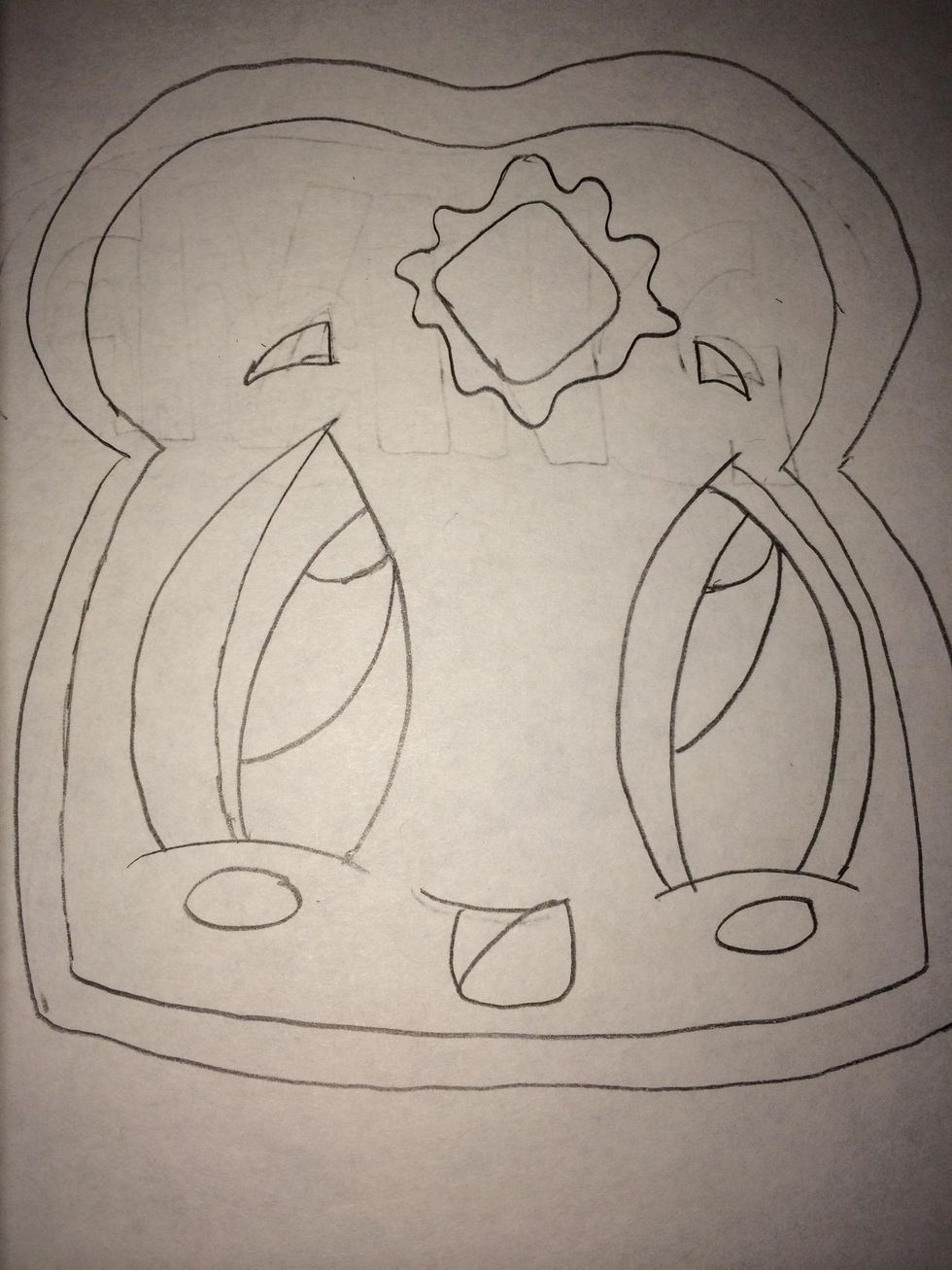 How to draw chibi toast - B+C Guides