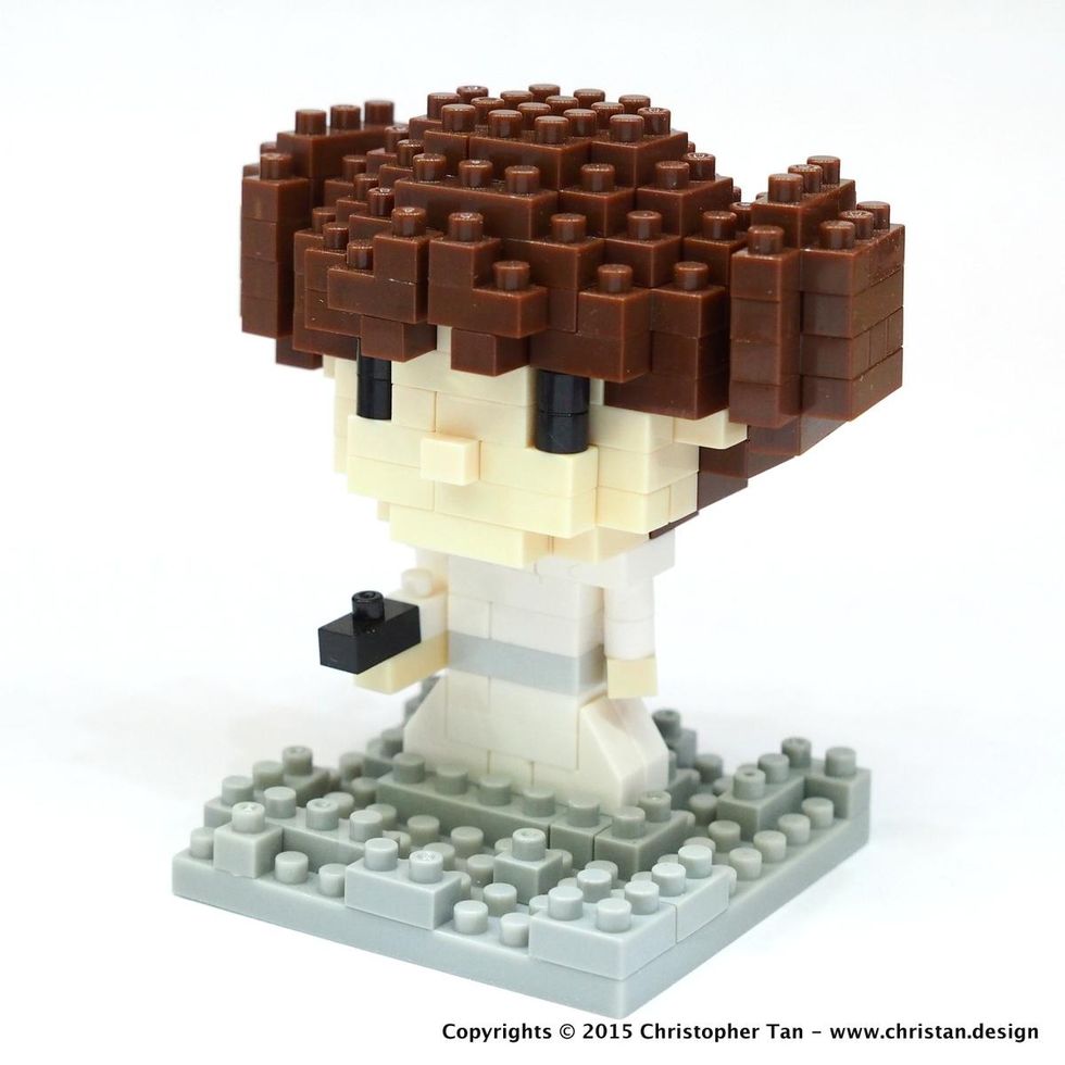 How to build princess leia with nanoblock - B+C Guides