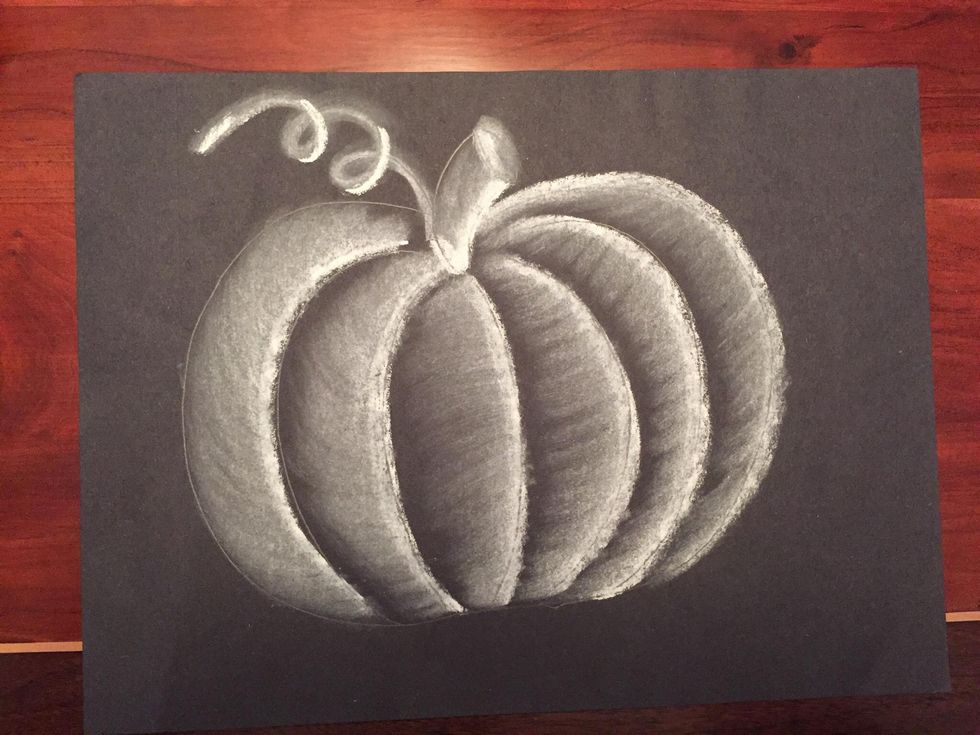 How to draw a realistic pumpkin option 1 - B+C Guides