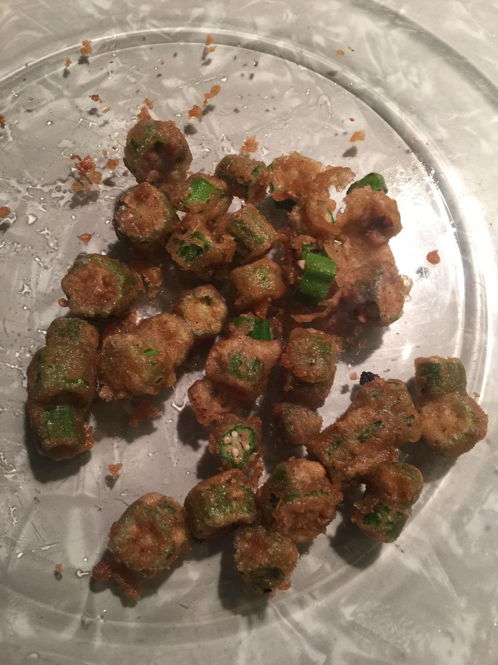 How to make beer battered fried okra - B+C Guides