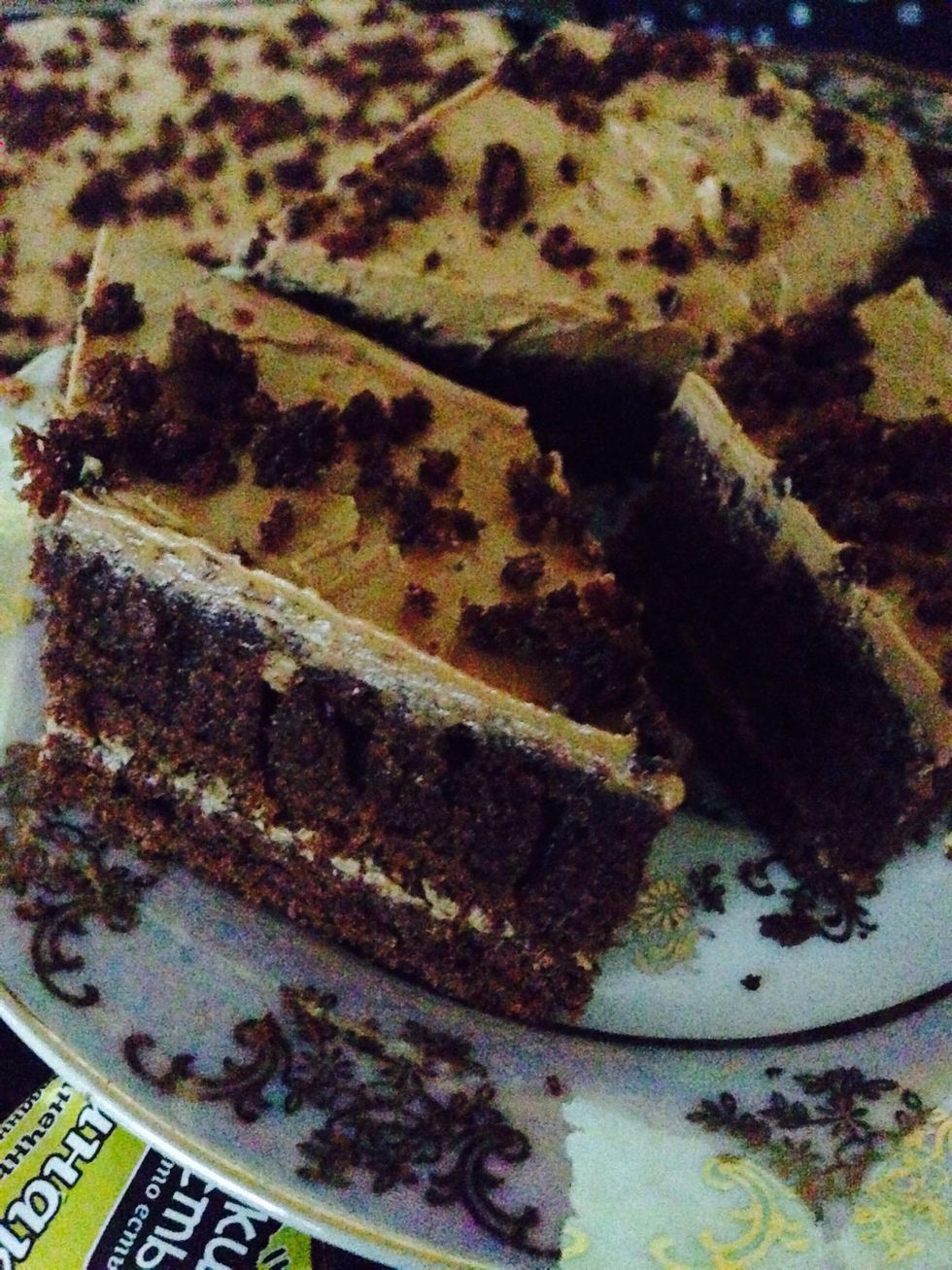 How to make chocolate coffee cake "pele" - B+C Guides