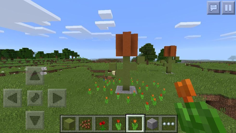 How to build a tulip in minecraft - B+C Guides