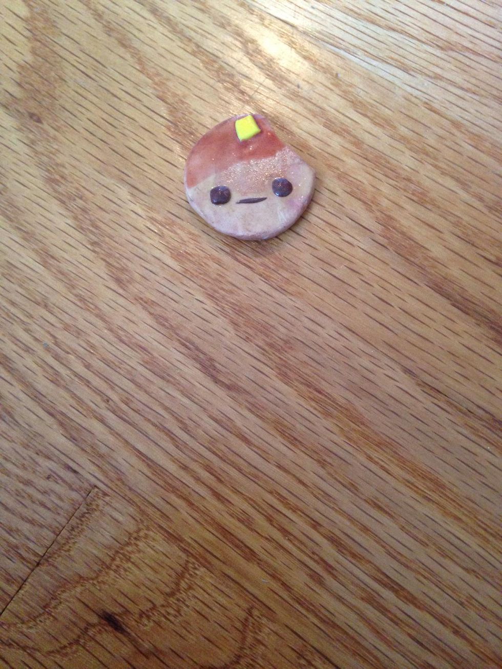 How to make a polymer clay pancake charm - B+C Guides