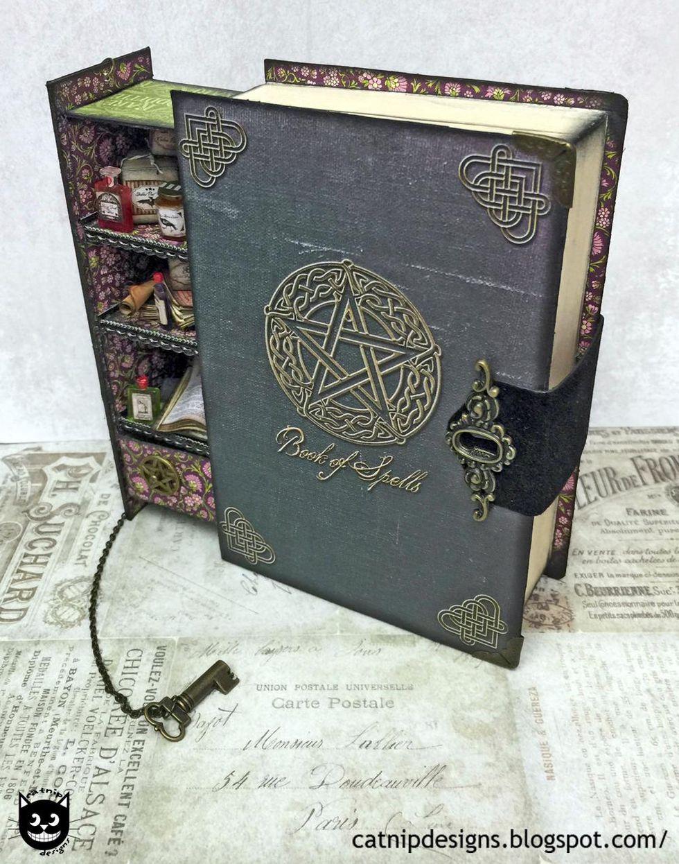 How to assemble a secret spell book box - B+C Guides