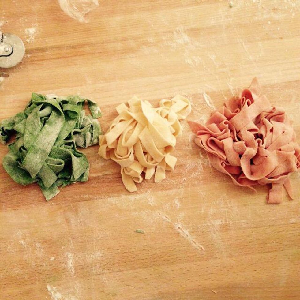 How to make tagliatelle "tricolore" 🇮🇹 - B+C Guides