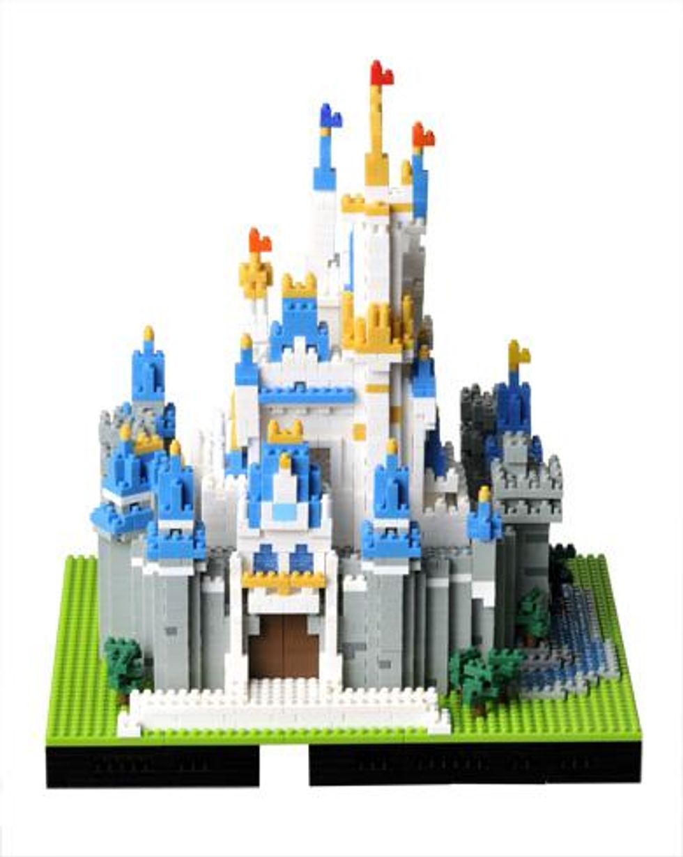 How to build cinderella castle deluxe with diamond block - B+C Guides