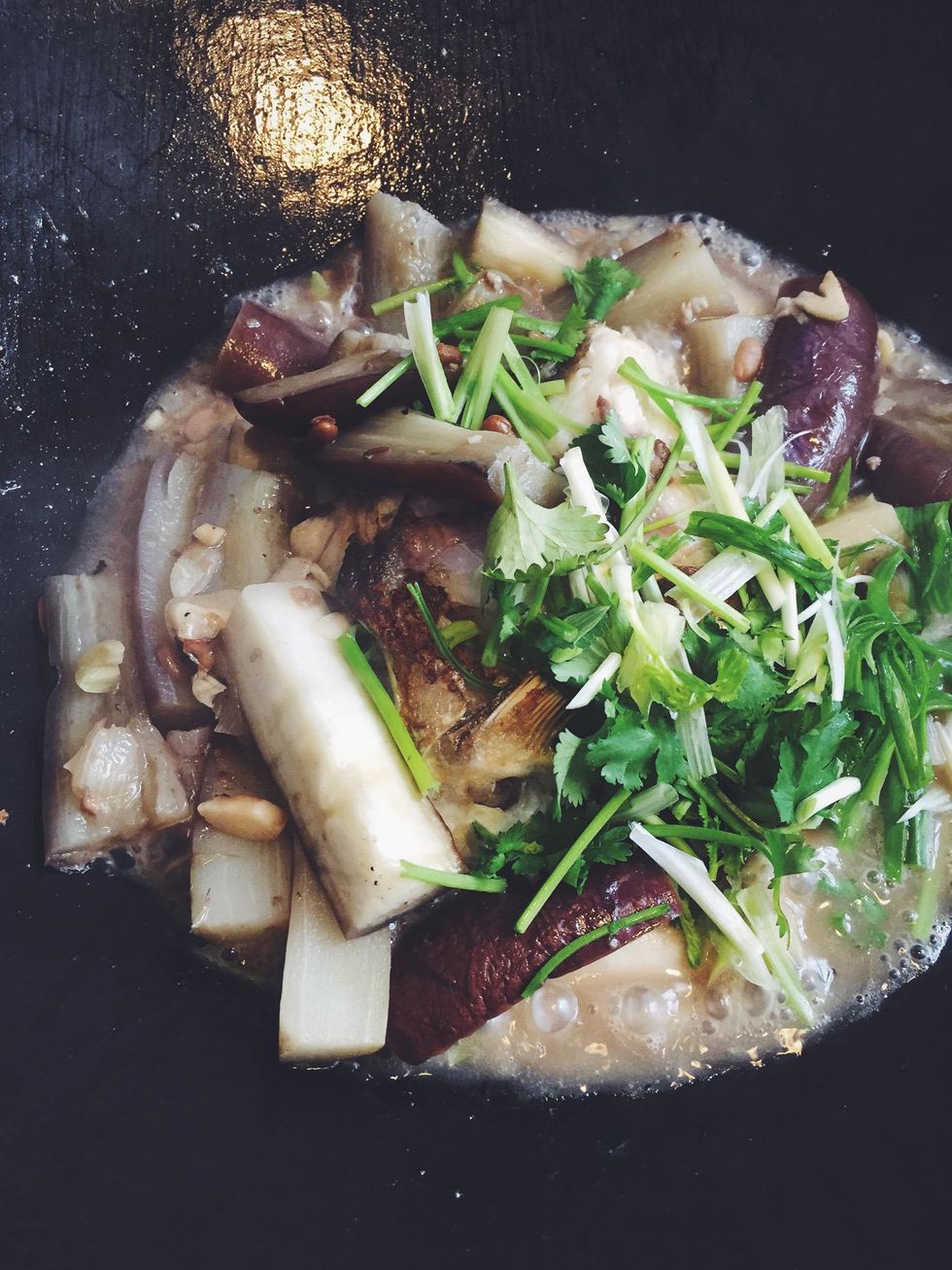 How to make canto style miso fish with eggplant - B+C Guides