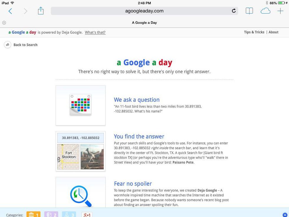 How to play a google a day - B+C Guides