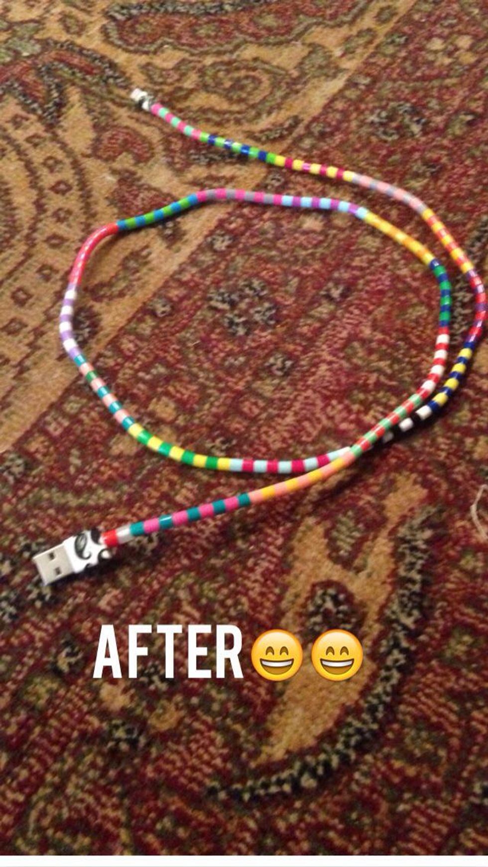 How to decorate your phone charger with perler beads! - B+C Guides