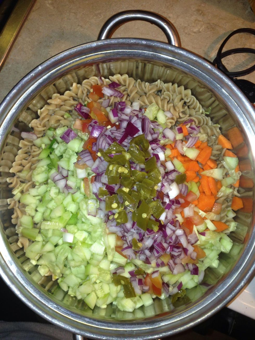 How to make cold chicken pasta salad - B+C Guides