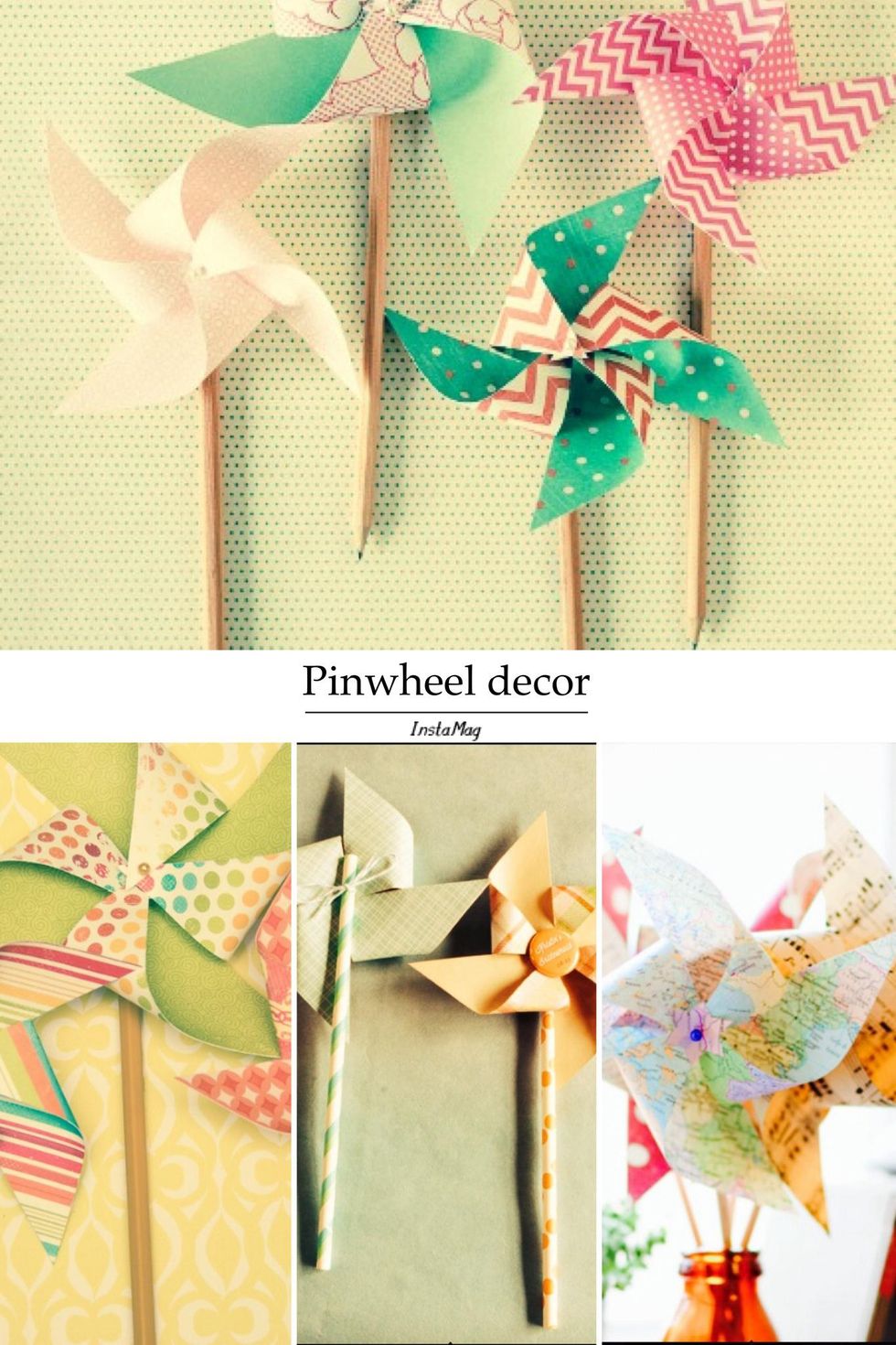 How to make pinwheel wall decor - B+C Guides