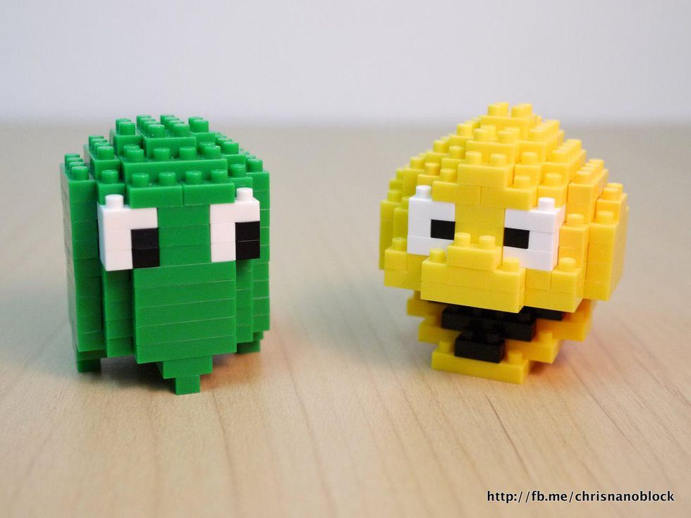 How to build pacman with nanoblock - B+C Guides