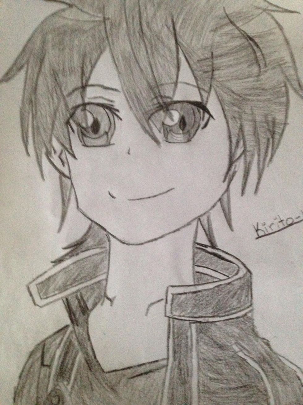 How to draw kirito from sword art online - B+C Guides