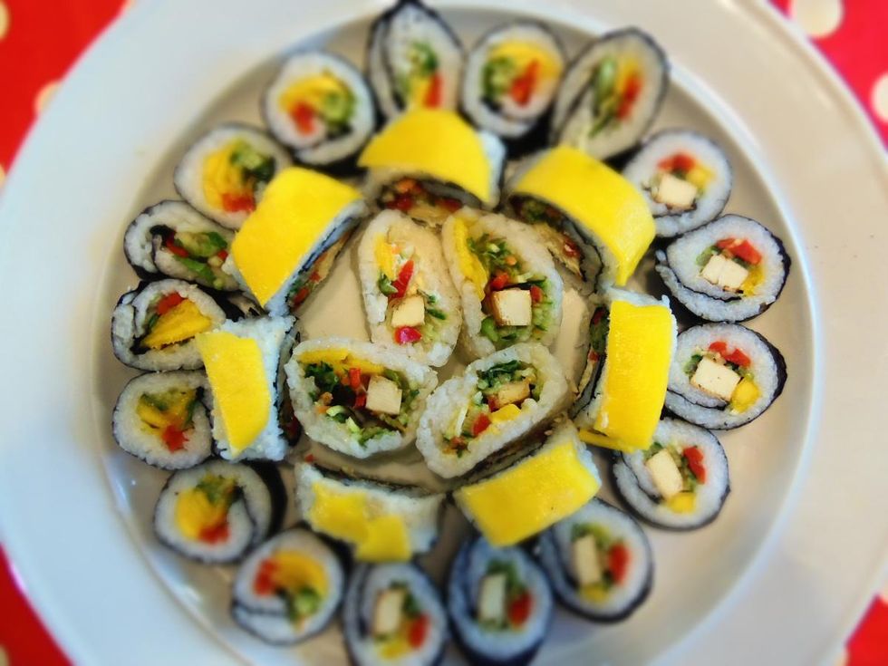 How to make vegan makis/ comment faire des makis vg - B+C Guides