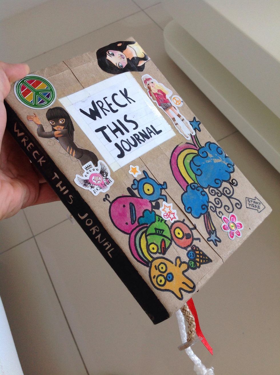 How to diy "wreck this journal" - B+C Guides
