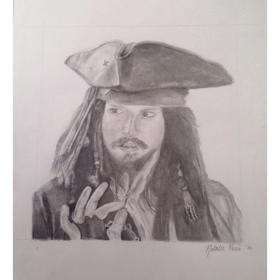 How to draw jack sparrow - B+C Guides