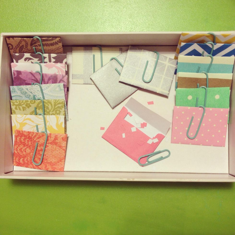 How to make mini envelopes - B+C Guides