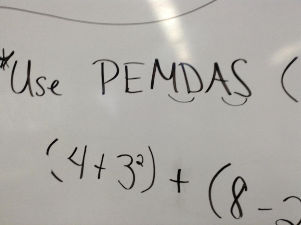 How to use pemdas - B+C Guides
