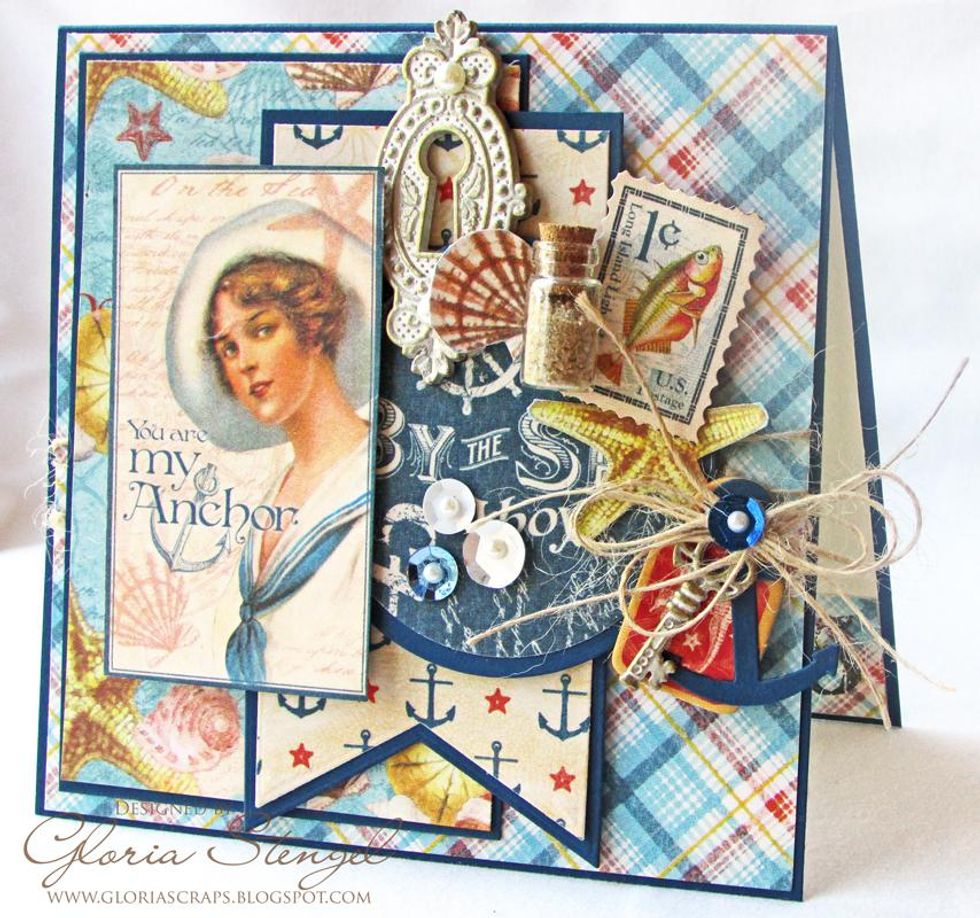 How to create a fun beach themed card - B+C Guides