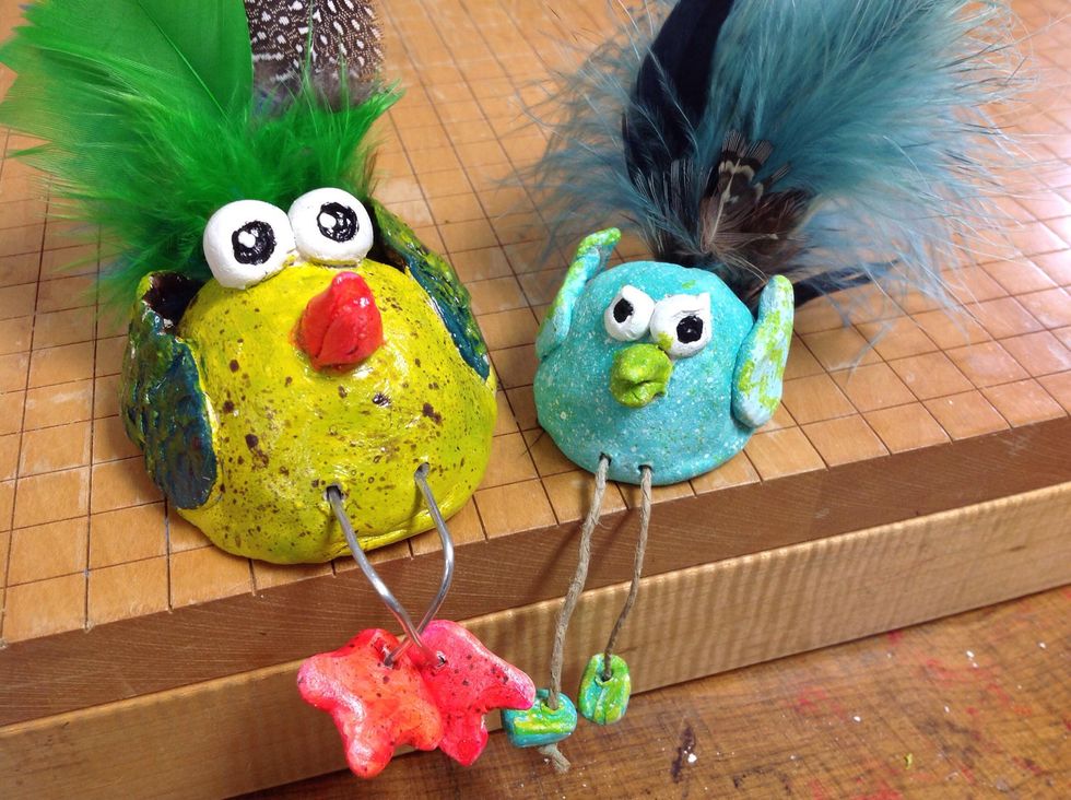 How to make pinch-pot bird sculptures - B+C Guides