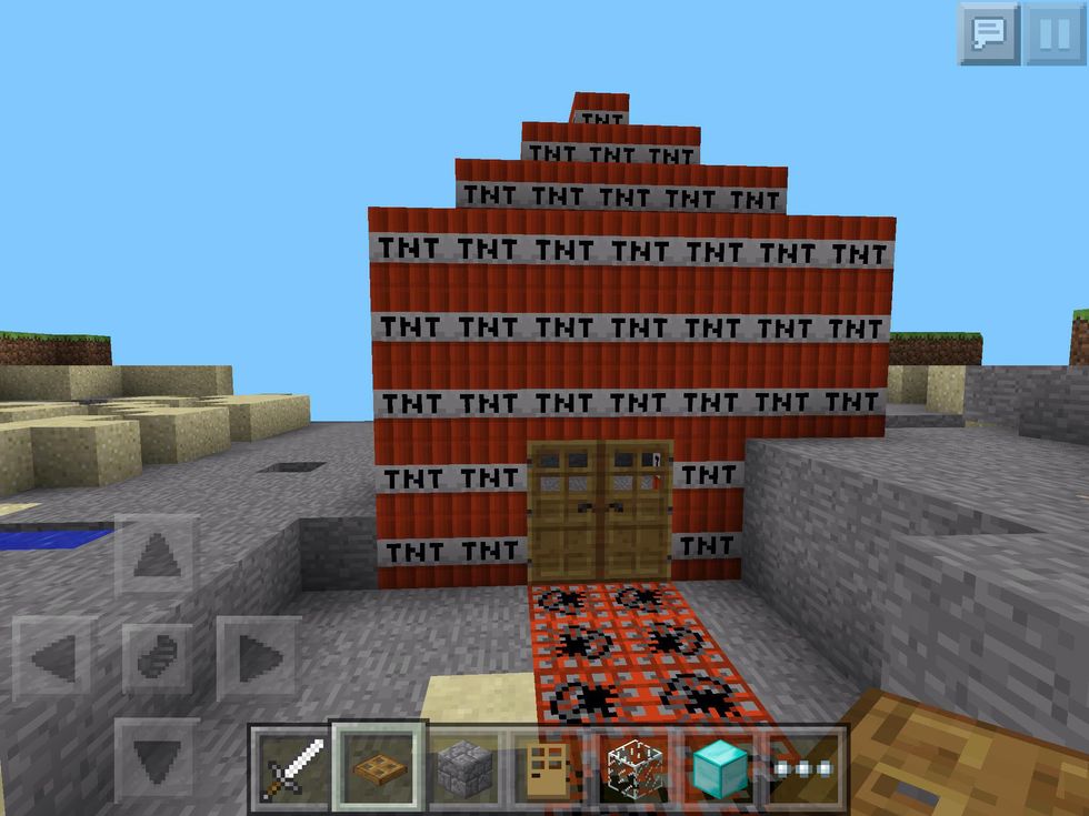 How to build a cool tnt house in minecraft. my world. - B+C Guides